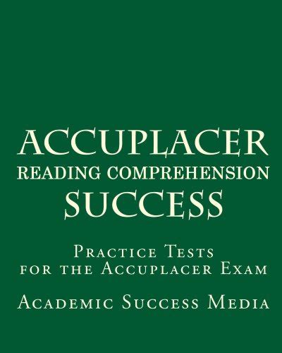 Amazon Com Accuplacer Reading Comprehension Success Accuplacer Test Success Book EBook