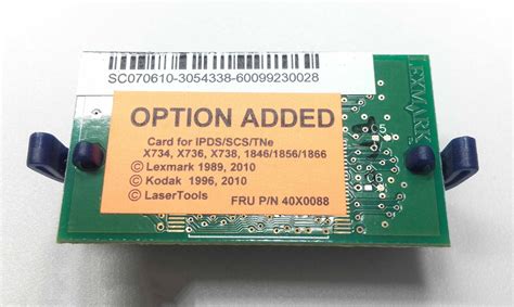 Lexmark Ms00498 Card For Ipds And Scstne X734 Buerotech24de