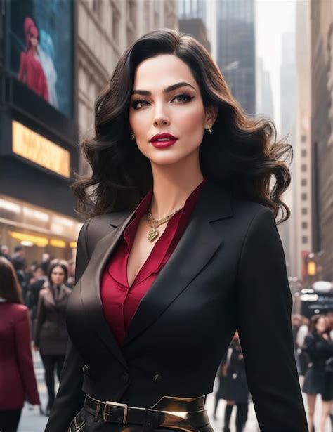 Premium Photo Corporate Chic A Stylish Portrait Of A Young And