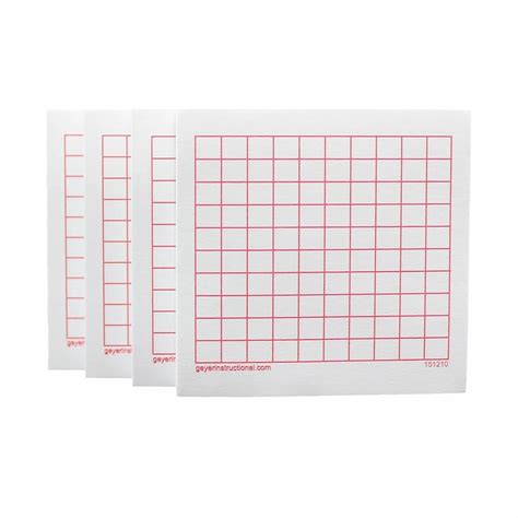 Blank Graph Paper 10x10
