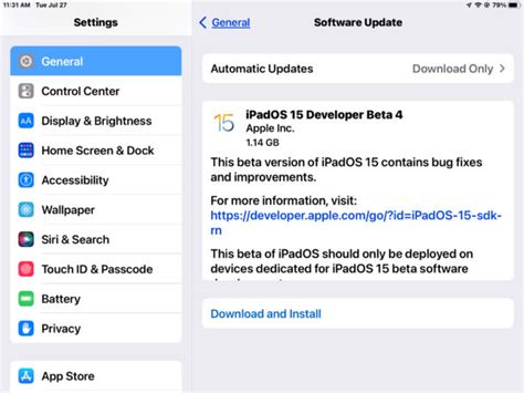 Ios 15 Beta 4 And Ipados Beta 4 Released To Download