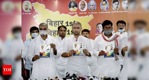 Ljp Manifesto 2020 Bihar Chirag Paswan Releases Ljp Manifesto Bihar