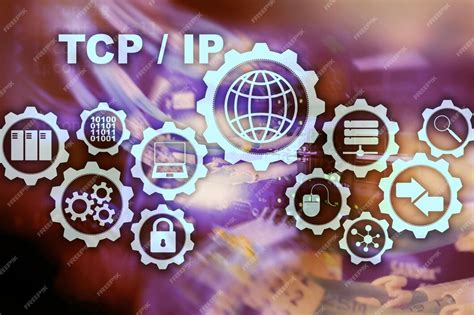Premium Photo Tcp Ip Networking Transmission Control Protocol Internet Technology Concept