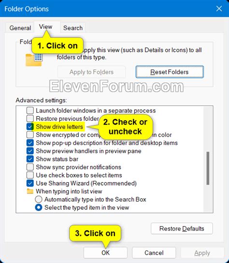 Hide Or Show Drive Letters In File Explorer In Windows Windows