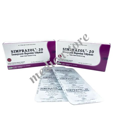 Simprazol 20 Mg Tablet Harga Manfaat Kandungan Dosis Indikasi