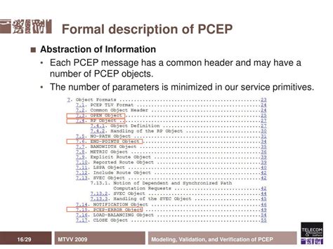 Ppt Modeling Validation And Verification Of Pcep Using The If Language Powerpoint