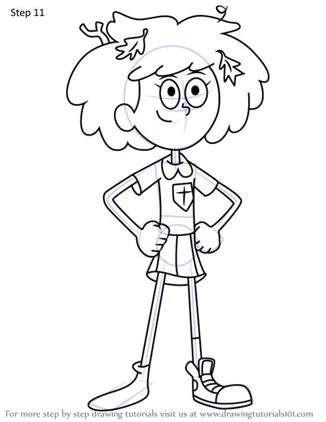 How To Draw Anne Boonchuy From Amphibia Amphibia Step By Step