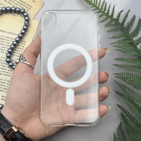 قاب گوشی Iphone Xr آیفون مگ سیف اورجینال ایربگ دار ضد ضربه دور ژله ای