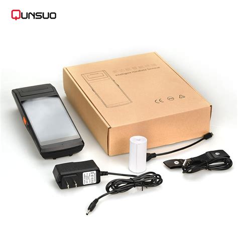 Mini Handheld Rfid Nfc Reader Barcode Scanner Android PDA With Thermal Printer PDA