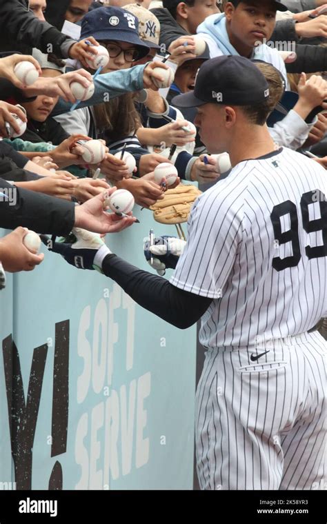 October 2 2022 Aaron Judge During Last Regular Season Baseball Game At