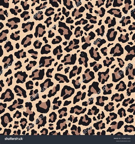Leopard Spots Seamless Print Clothing Print Stock Vector Royalty Free