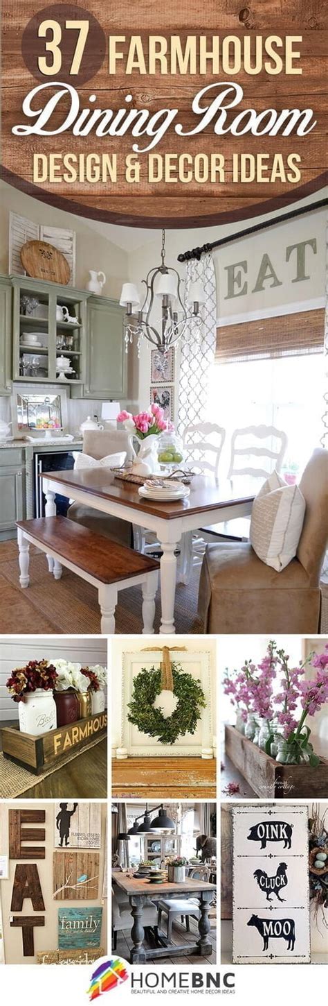 Best Farmhouse Dining Room Design And Decor Ideas For
