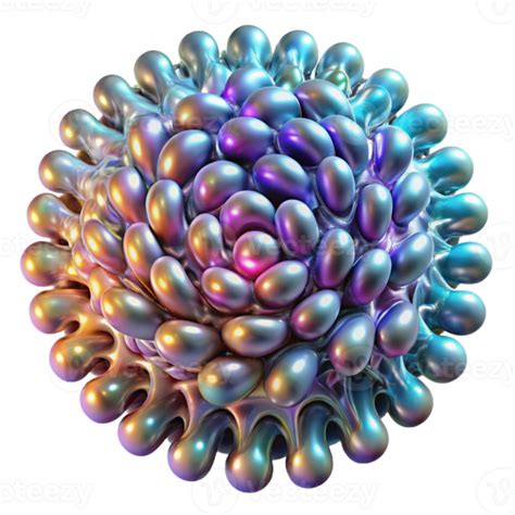 Elegant Artistic A Swarm Of Nanobots Forming A Complex Swirling