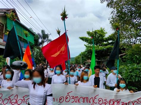 လောင်းလုံးတွင် ၆၁ နှစ်မြောက် 7 July အခမ်းအနားနှင့် လူထုသပိတ်လှုပ်ရှားမ