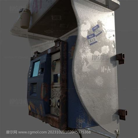 Atm取款机3dmax模型其他模型下载 摩尔网cgmol