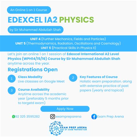Edexcel International A2 Physics Exam Prep Arena