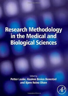 Download Research Methodology In The Medical And Biological Sciences PDF By Petter Laake Haakon