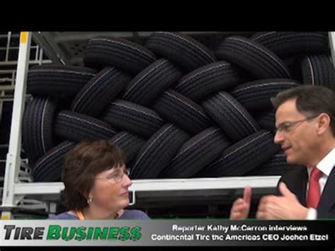 Interview With Continental Tire The Americas Ceo Jochen Etzel Video From Tire Business
