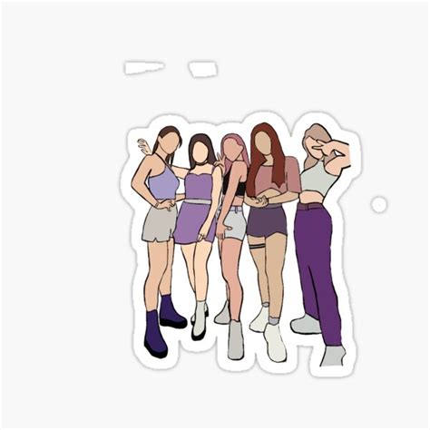 Itzy Kpop Sticker For Sale By Julespap Redbubble