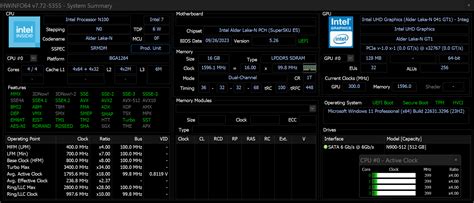 Intel® Processor Identification Utility For Windows Version 718