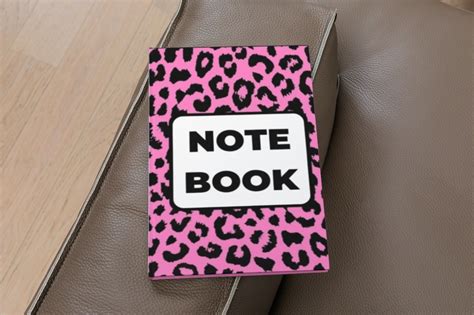 Specially Made Press Dp B0b2dt65r7 Leopard Pattern Notebook Rose Pink