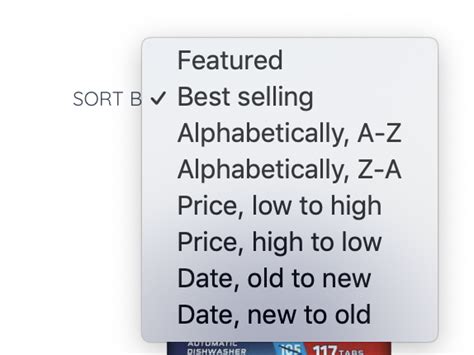 how to remove sort menu options using the debut theme shopify community