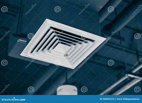 Square Air Conditioning In Office Air Duct Pipe Hole Grill For Wind