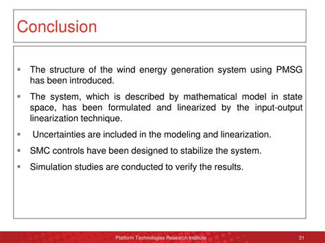 Ppt Sliding Mode Control Of Wind Energy Generation Systems Using Pmsg And Input Output