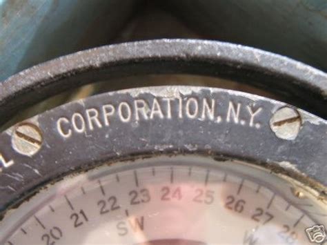1942 Us Navy Compass Bureau Of Ships Lionel Corp Mark 1 18812390