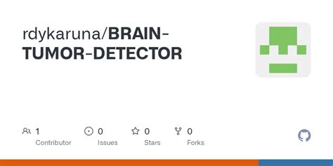 Github Rdykarunabrain Tumor Detector