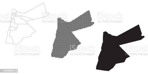 흰색 배경에 고립 된 요르단지도 0명에 대한 스톡 벡터 아트 및 기타 이미지 0명 개념 결심 Istock