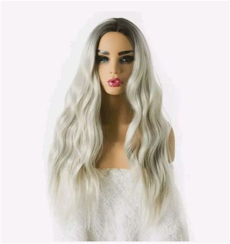 Long Platinum Blonde Wig Long Platinum Blonde Platinum Wigs Long