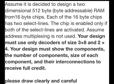 Solved Assume It Is Decided To Design A Two Dimensional Chegg