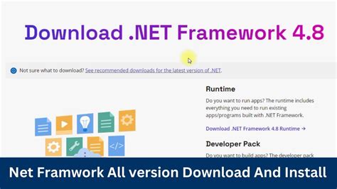 Net Framwork 4 8 Download How To Download And Install Net Framwork 4