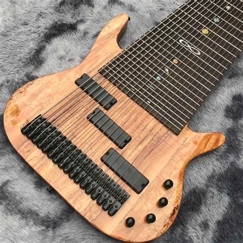 Custom 17 Strings Electric Bass Guitar Rosewood Fingerboard Mahogany