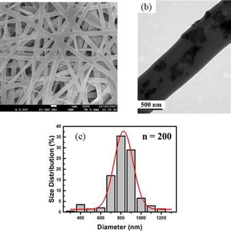 A Sem Image Of Pnipaam Temperature Responsive Electrospinning Fibers Download Scientific