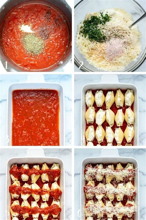 Classic Stuffed Shells Recipe Yummy And Fully