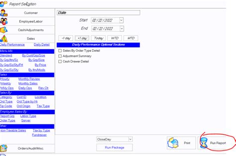 Exporting Reports Hungerrush