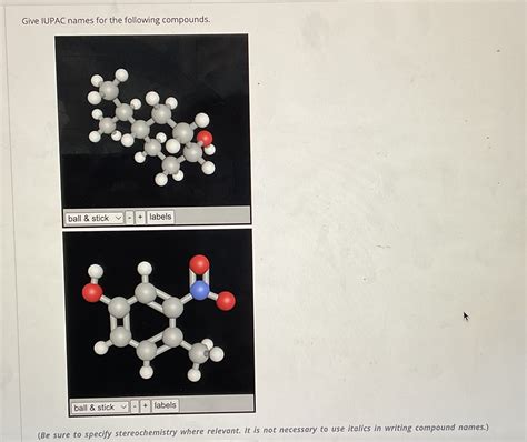 Solved Give Iupac Names For The Following Compounds Be Sure
