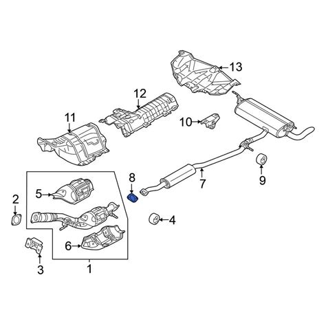 Nissan OE 206928H30A - Center Exhaust Muffler Gasket