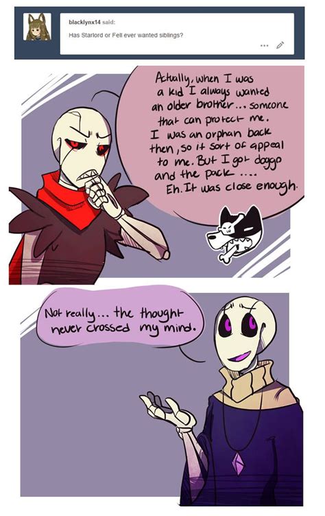 Ask Fell And Stars 4 By Bunnymuse Undertale Undertale Flowey Undertale Gaster