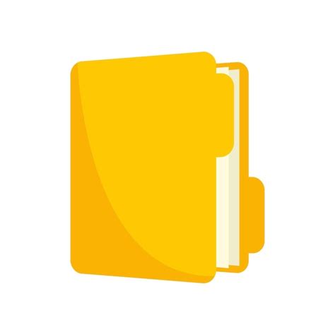 Premium Vector Inventory Folder Icon Flat Illustration Of Inventory