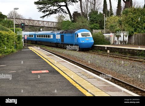 The Midland Pullman High Speed Train Arriving At Torquay Station With