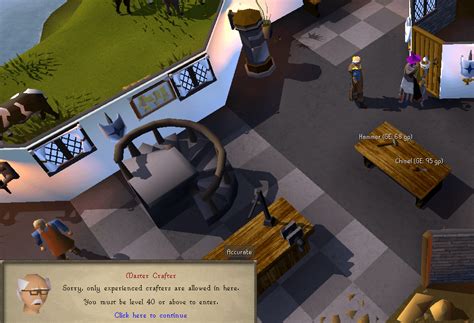 Trapped In The Crafting Guild R 2007scape