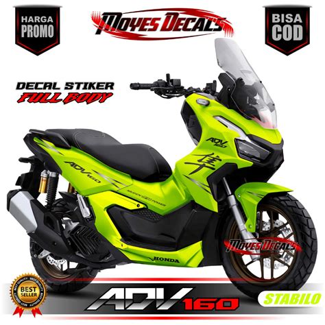 Jual Cod Decal Adv 160 Fullbody Stiker Variasi Honda Adv 160 Motif