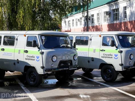Более 20 новых машин пополнили автопарк больниц в районах Пензенской