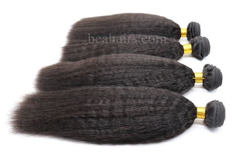 4 Unprocessed Brazilian Virgin Human Hair Kinky Straight Bundles Deal