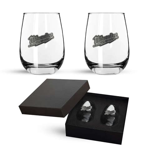 Milwaukee Stemless Wine Set Perfect For Wine Lovers