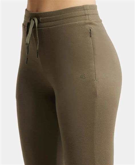 Buy Super Combed Cotton Elastane French Terry Relaxed Fit Joggers With