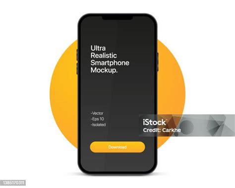 3d 고품질 벡터 모바일 모형 매우 현실적인 스마트 폰 프레젠테이션 템플릿에 대한 장치 Ui Ux 모형입니다 빈 화면 격리 템플릿과 휴대 전화 프레임 3d 등분 측정 그림